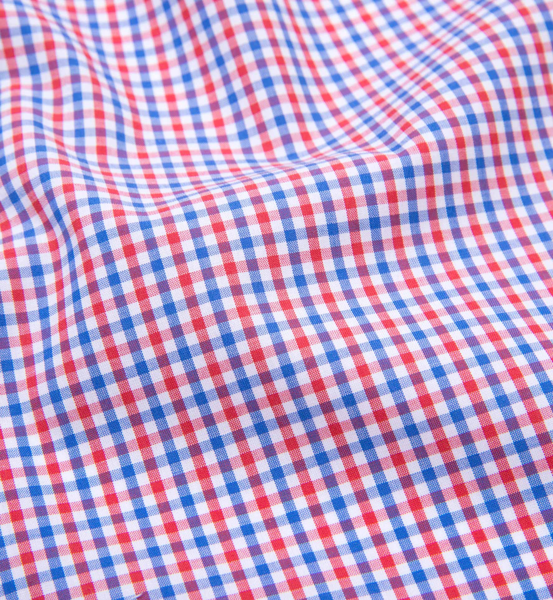 Canclini 120s Red Multi Gingham Shirts by Proper Cloth