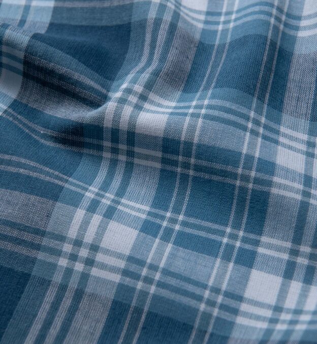 Slate and Blue Indian Madras Shirts by Proper Cloth