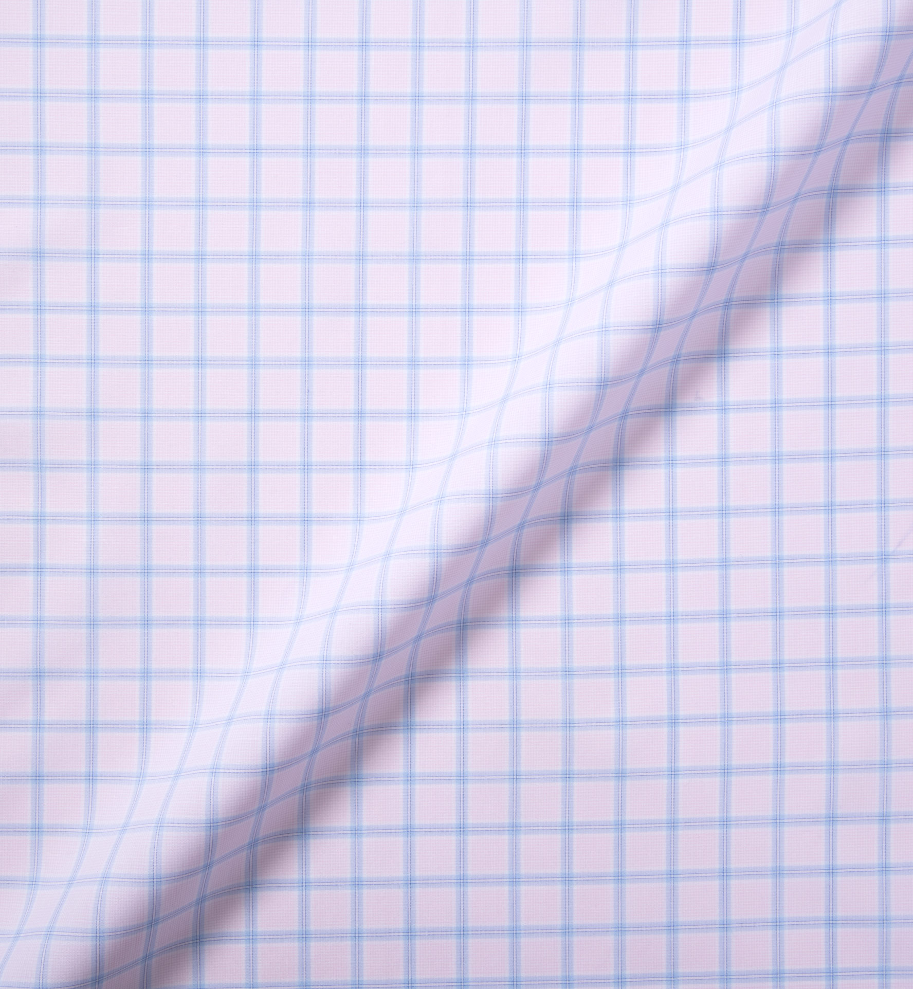 Suffolk Pink and Light Blue Check Shirts by Proper Cloth