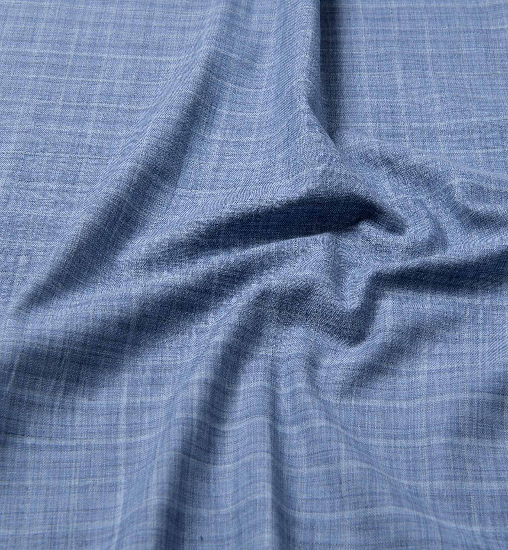 Light Blue Slub Flannel Shirts by Proper Cloth