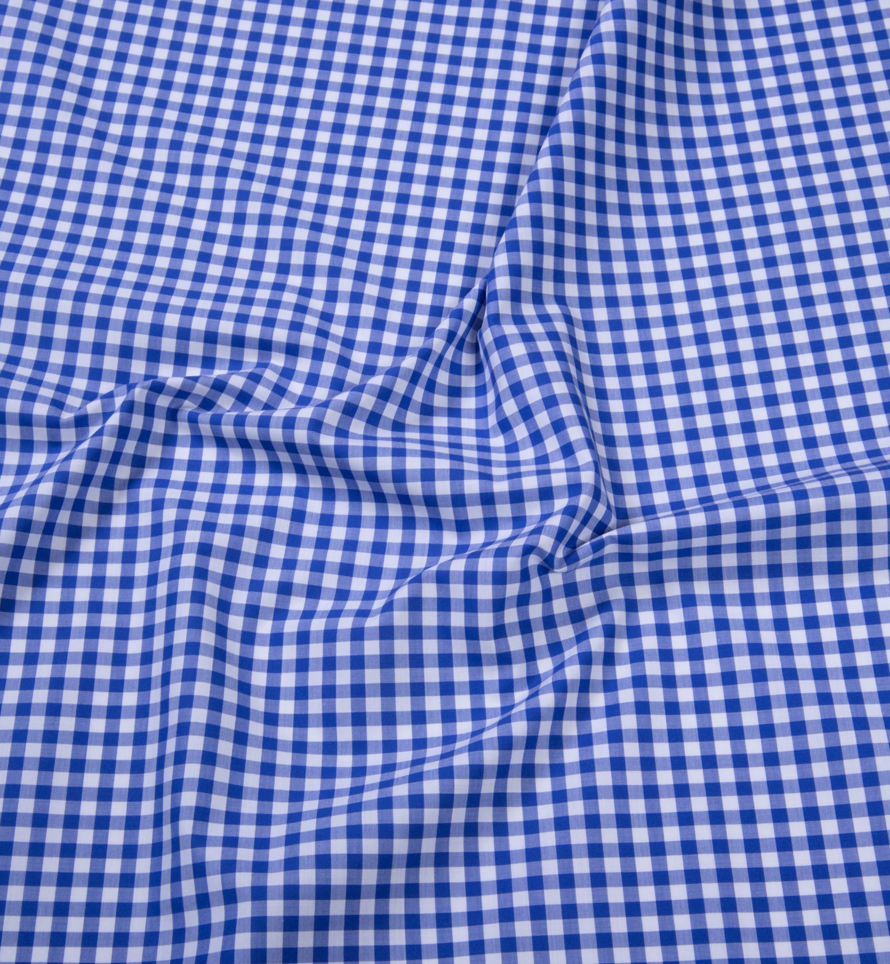Melrose 120s Royal Blue Gingham Shirts by Proper Cloth