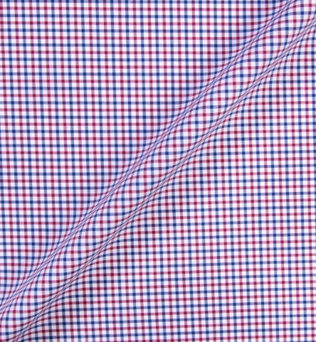 Charles Red and Blue Tattersall Shirts by Proper Cloth
