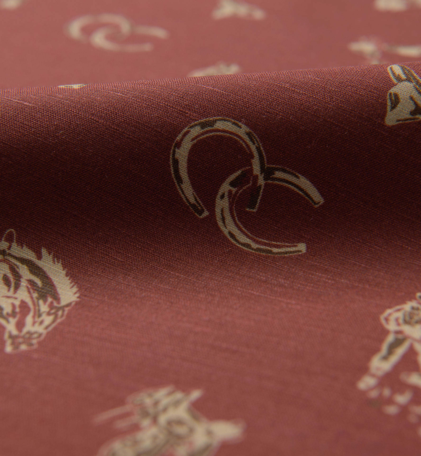 Rust Rodeo Print Cotton and Linen Shirts by Proper Cloth