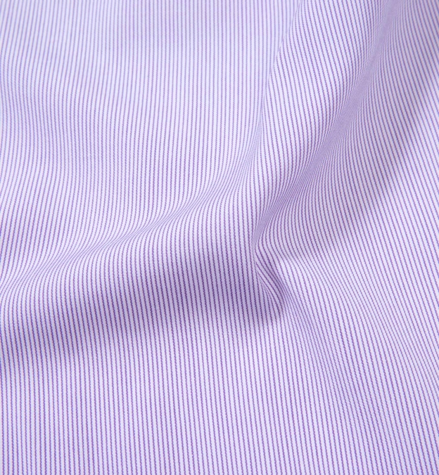 Canclini Purple Fine Stripe Shirts by Proper Cloth