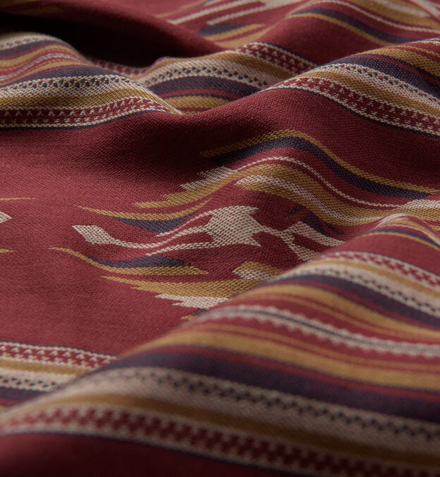 Japanese Red Southwest Stripe Shirts by Proper Cloth