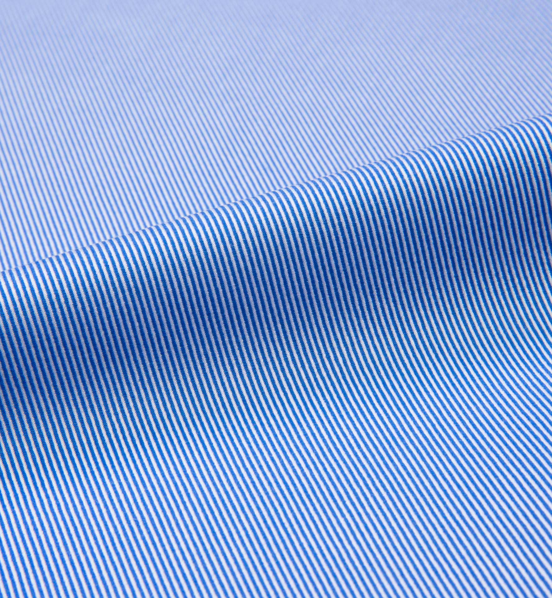 Blue Wrinkle-Resistant Cavalry Twill Shirts by Proper Cloth