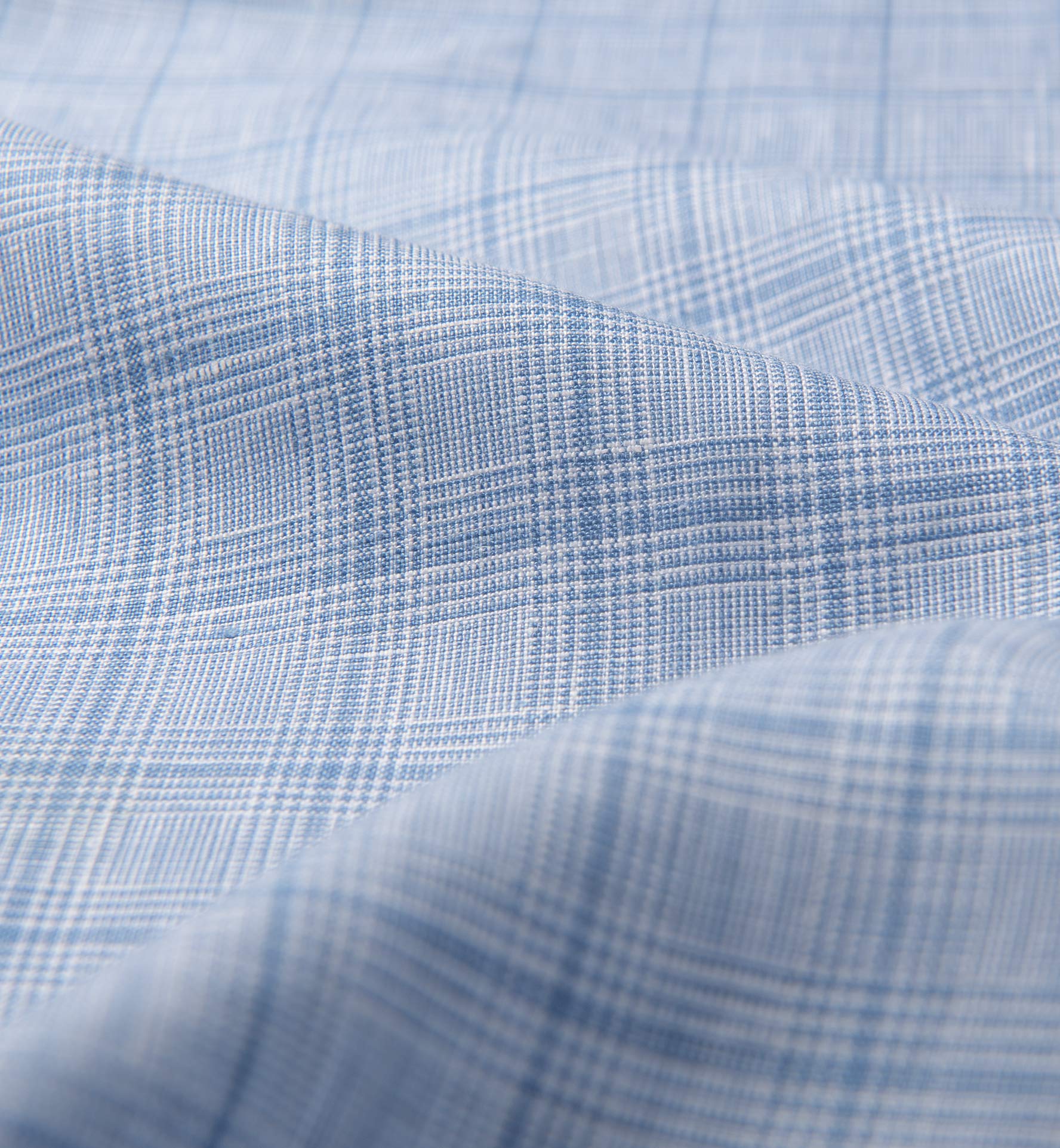 Blue Plaid Linen Shirts by Proper Cloth