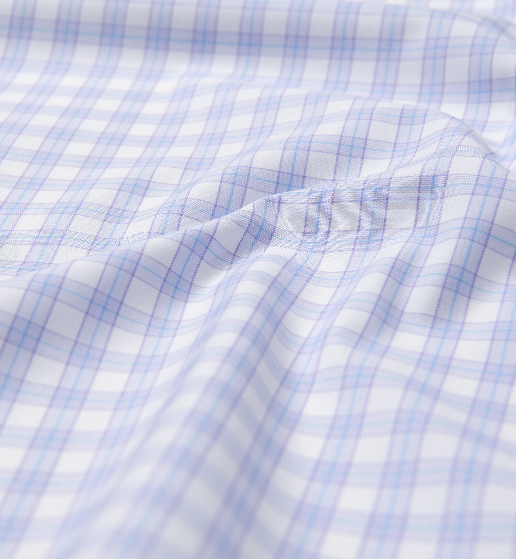 Novara Lavender and Light Blue Check Shirts by Proper Cloth