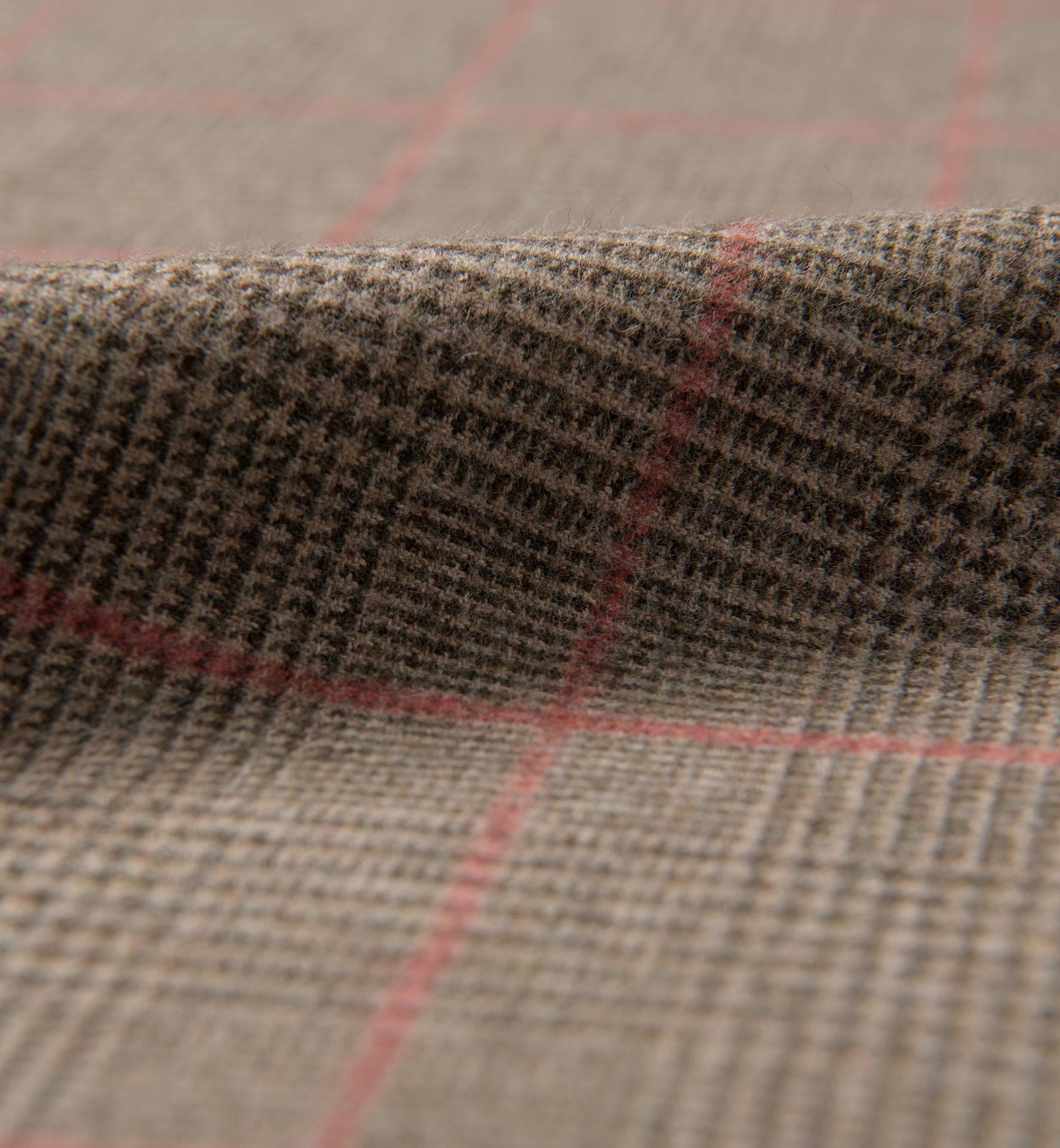 Canclini Brown and Crimson Check Beacon Flannel Shirts by Proper Cloth
