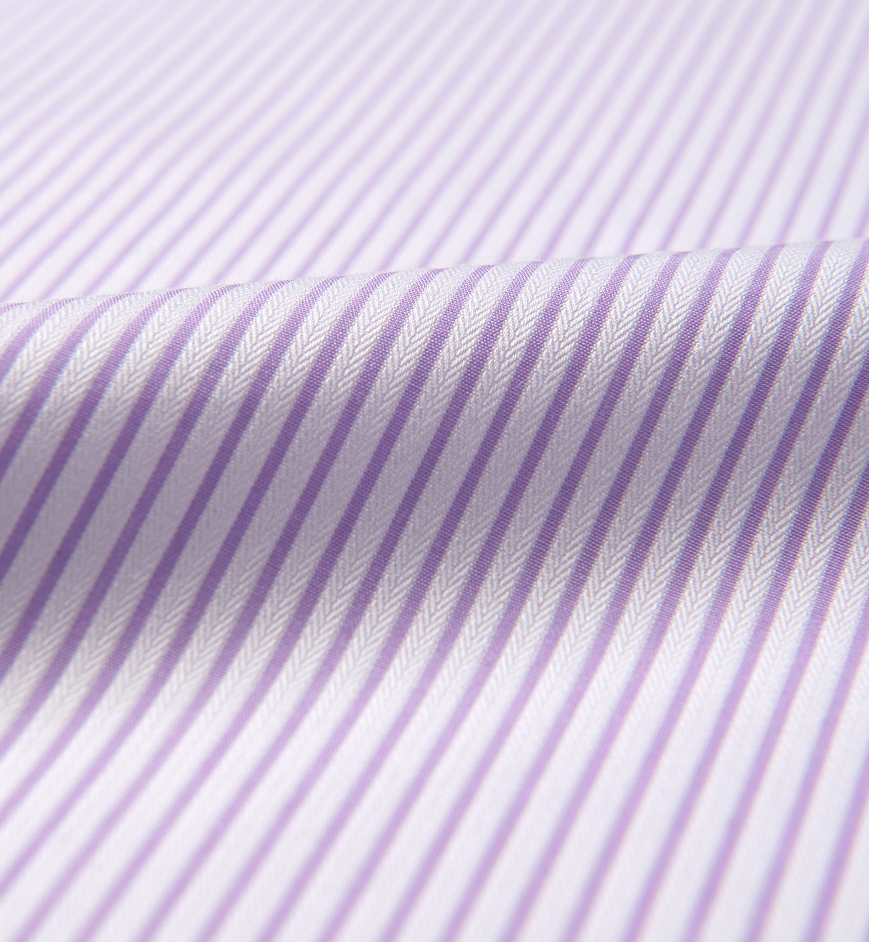 Non-Iron Lavender Stripe Dobby Shirts by Proper Cloth