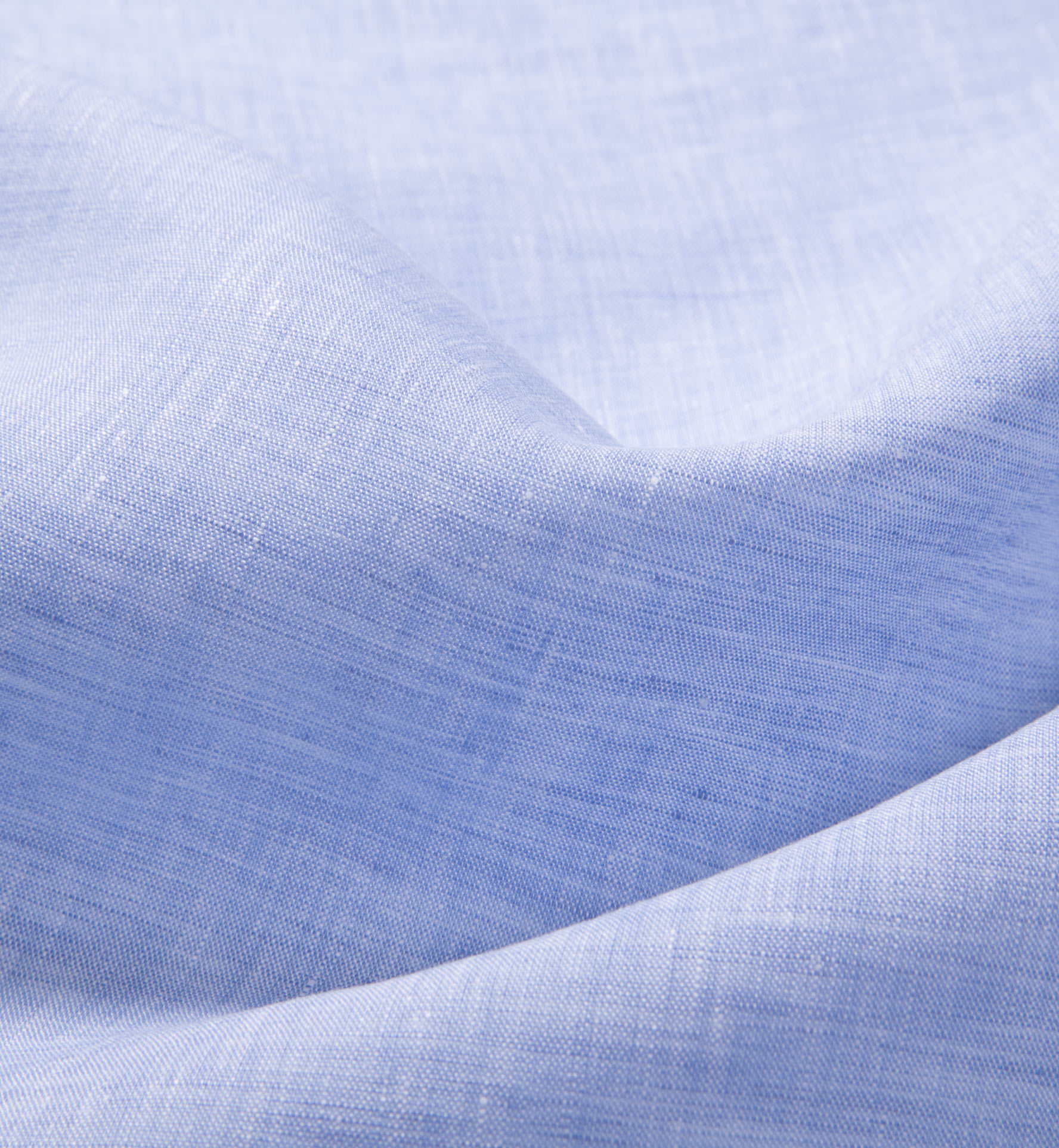 Grandi and Rubinelli Washed Light Blue Lightweight Linen Shirts by ...