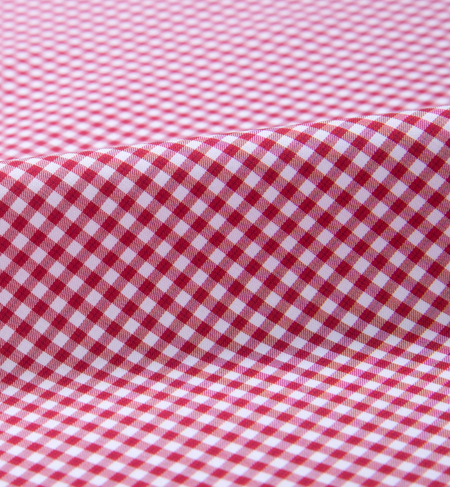 Charles Red Small Check Shirts by Proper Cloth