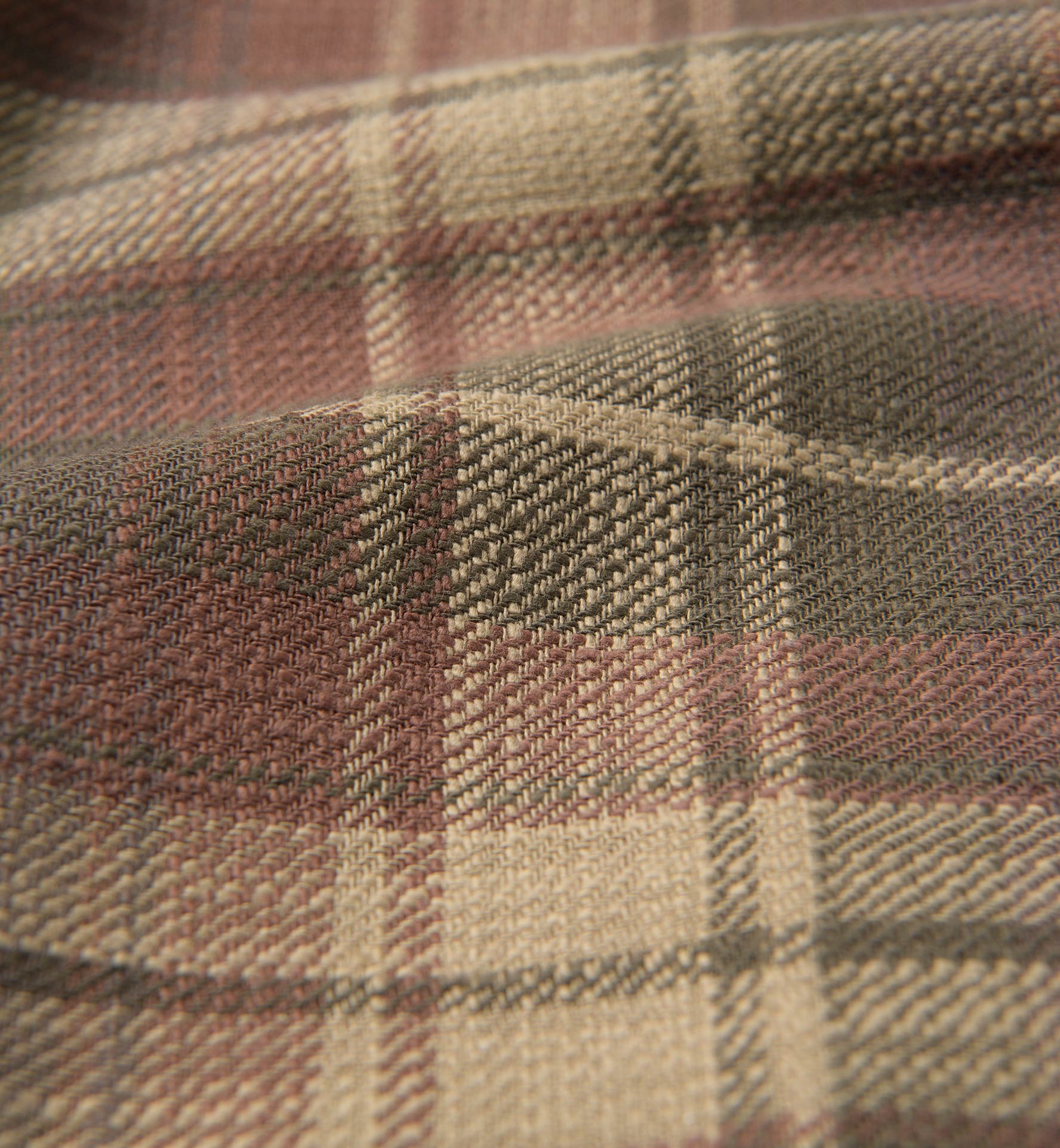 Jackson Washed Fatigue and Mocha Country Plaid Shirts by Proper Cloth