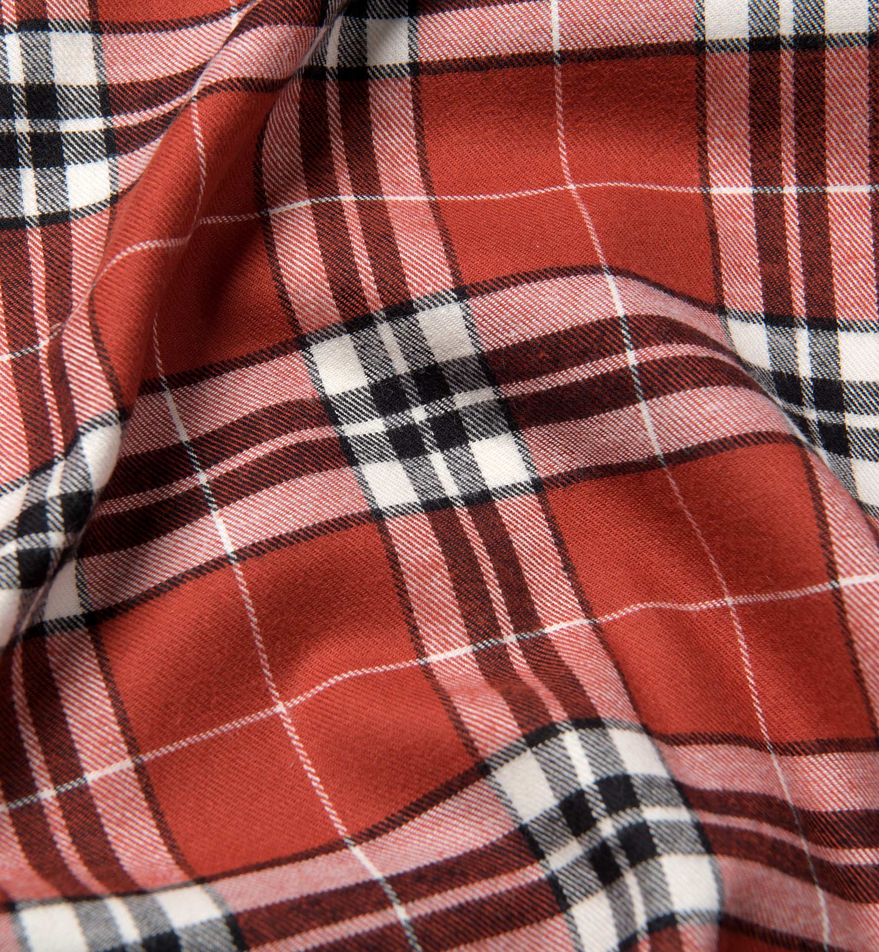 Bright Red Plaid Flannel Shirts by Proper Cloth