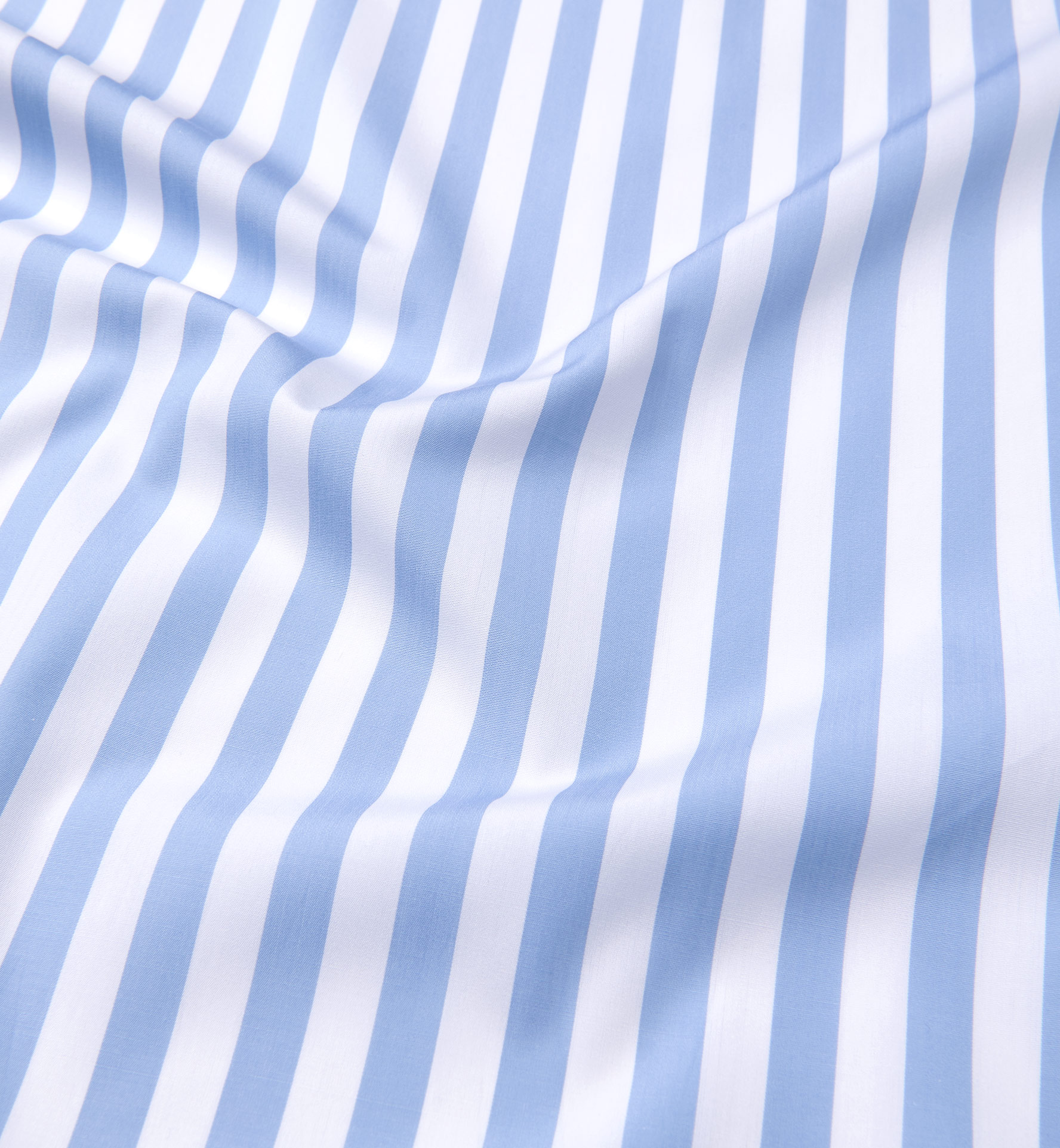 Stanton 120s Light Blue Wide Stripe Shirts by Proper Cloth