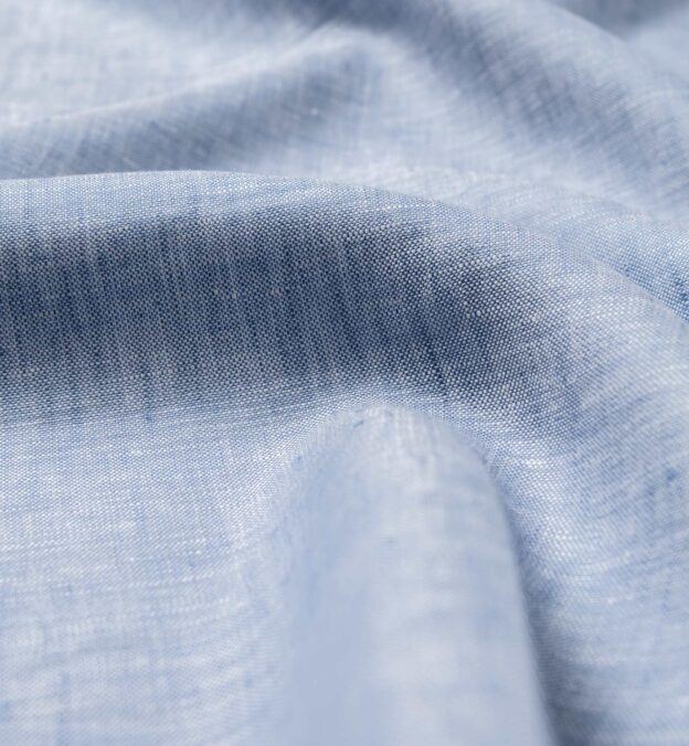 Washed Blue Chambray Linen Shirts by Proper Cloth
