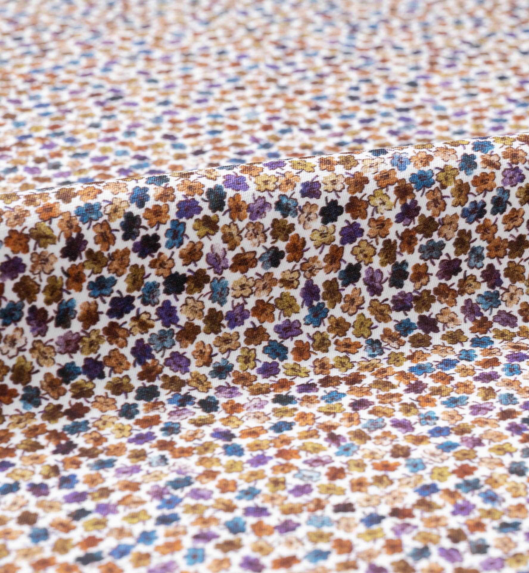 Organic Stretch Cotton Multi Color Micro Floral Print Shirts by Proper ...