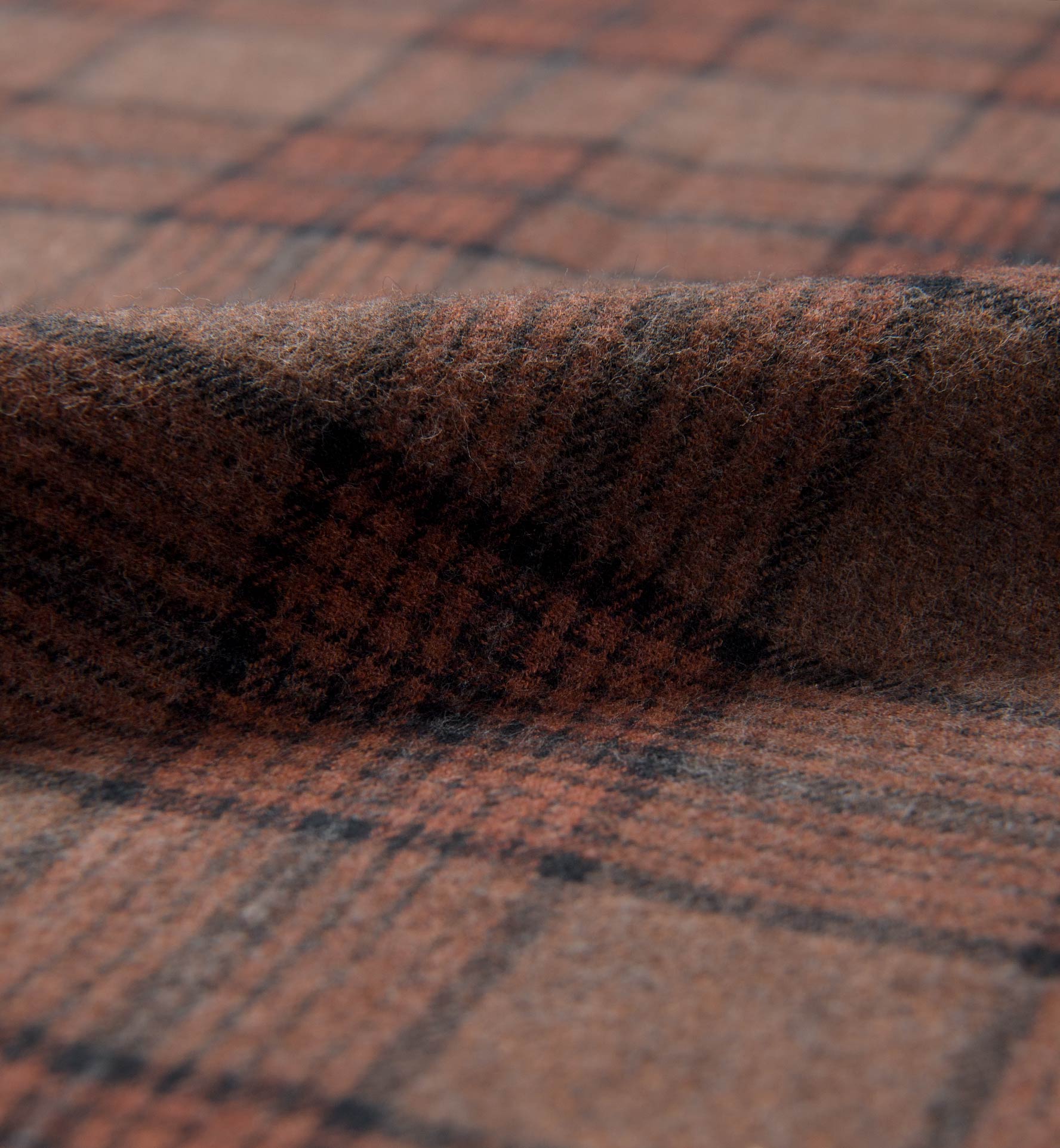 Canclini Brown and Rust Plaid Beacon Flannel Shirts by Proper Cloth