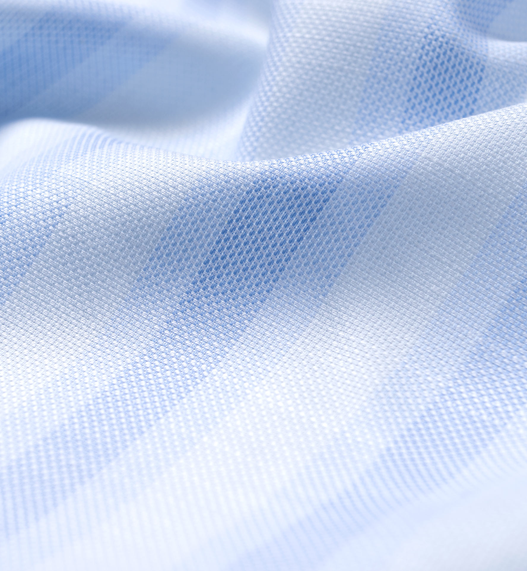 Light Blue Tonal Pique Stripe Shirts by Proper Cloth