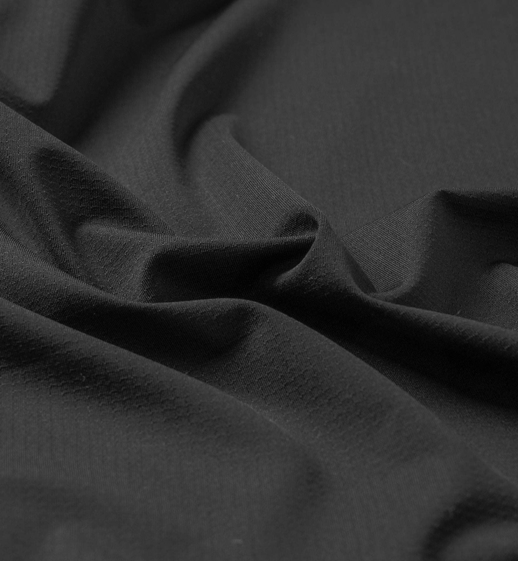 Italian Black Performance Mesh Shirts by Proper Cloth