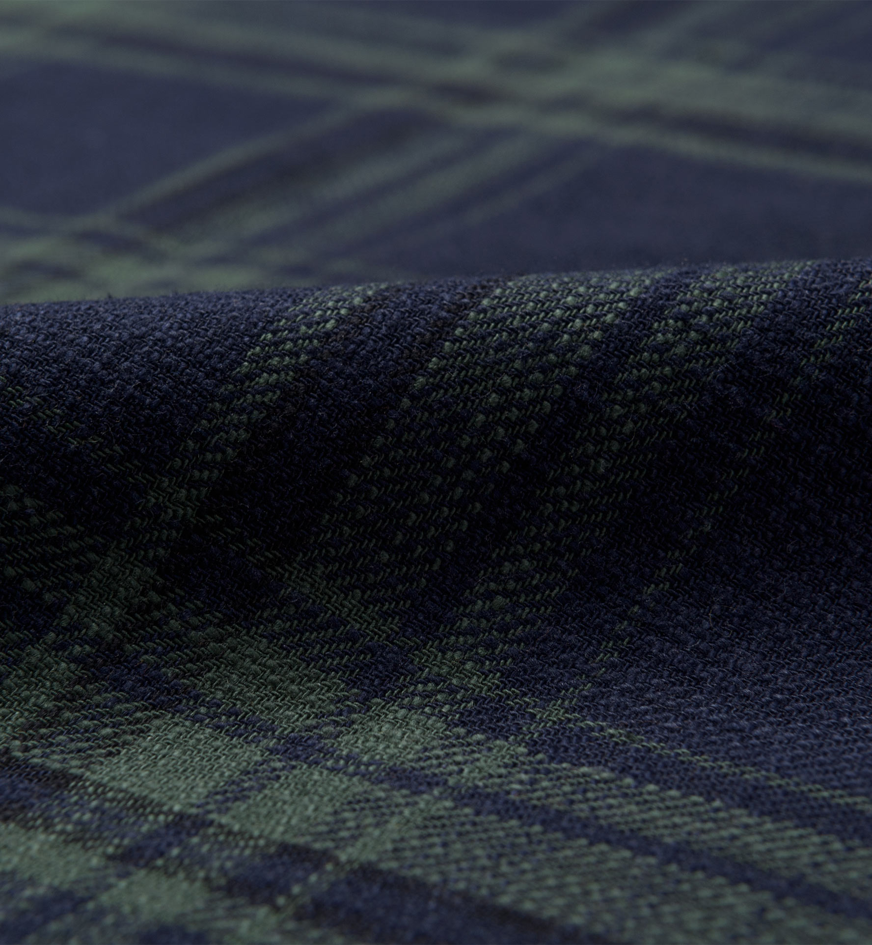 Jackson Washed Navy and Pine Country Plaid Shirts by Proper Cloth