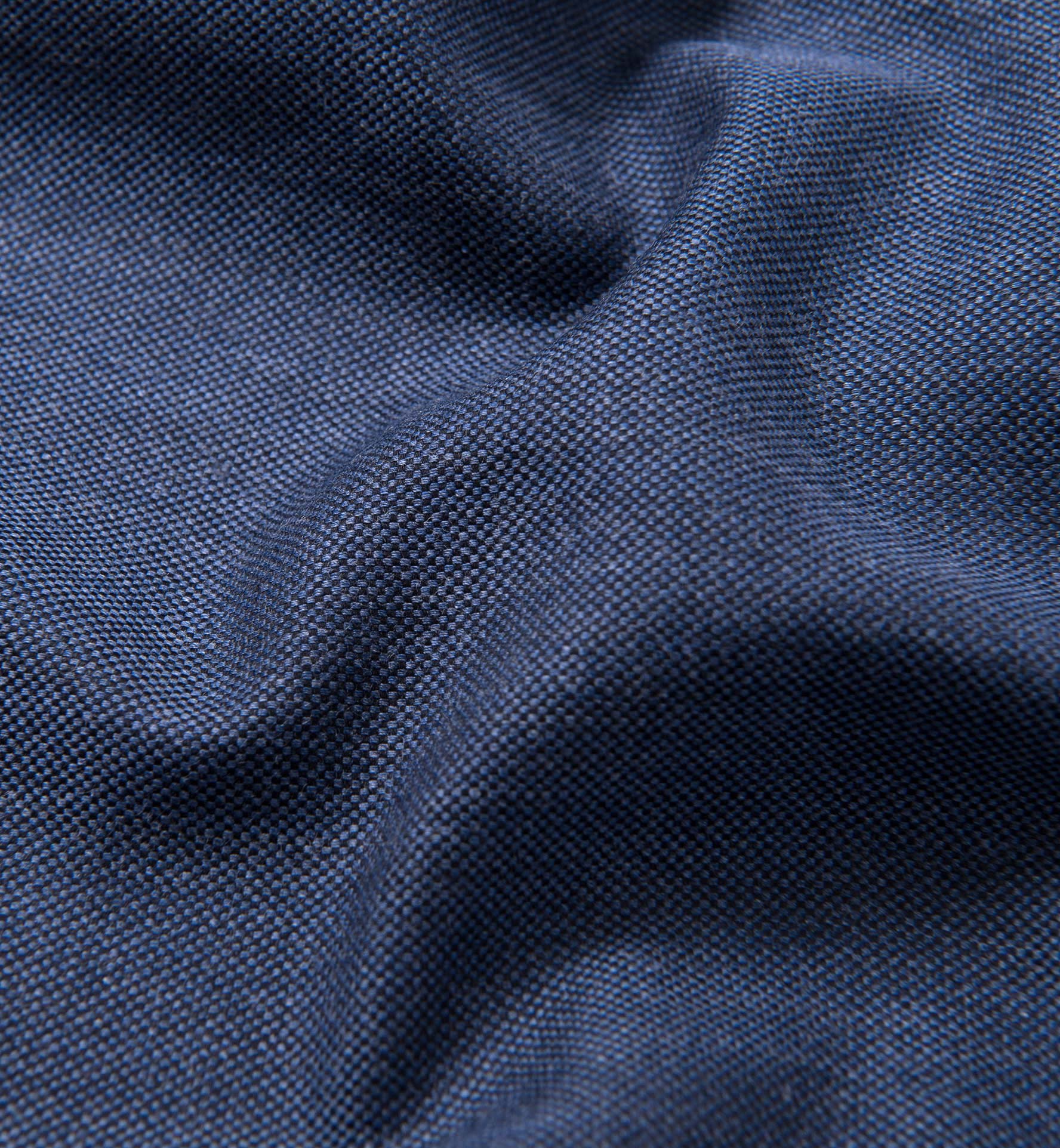 Navy Melange Oxford Shirts by Proper Cloth