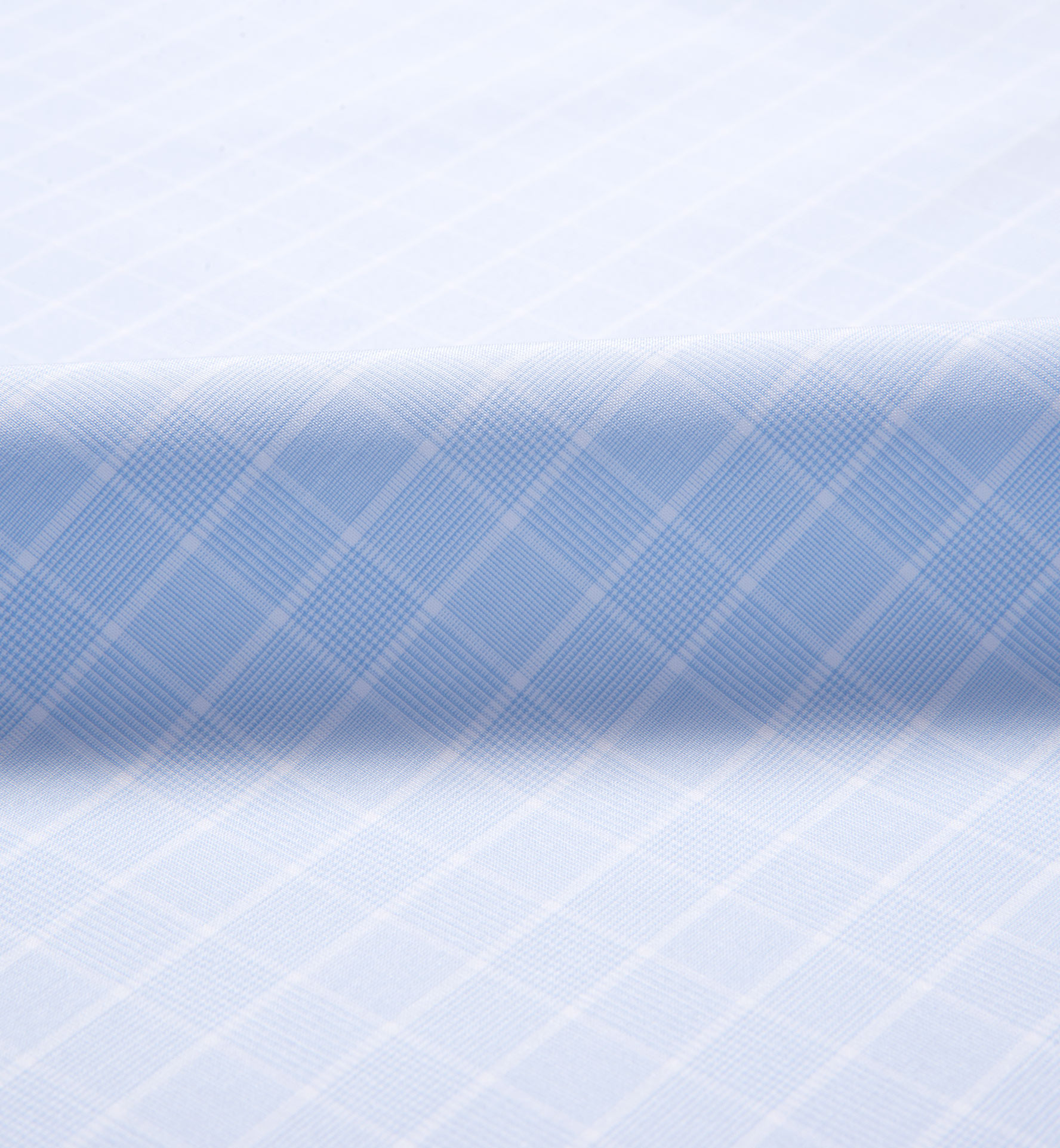 Thomas Mason Goldline Light Blue Box Check Shirts by Proper Cloth