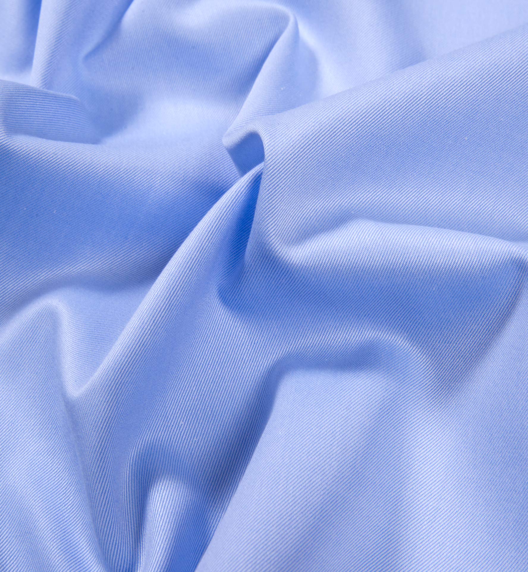 Hudson Wrinkle-Resistant Blue Twill Shirts by Proper Cloth