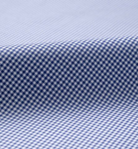 Greenwich Navy Mini Check Shirts by Proper Cloth