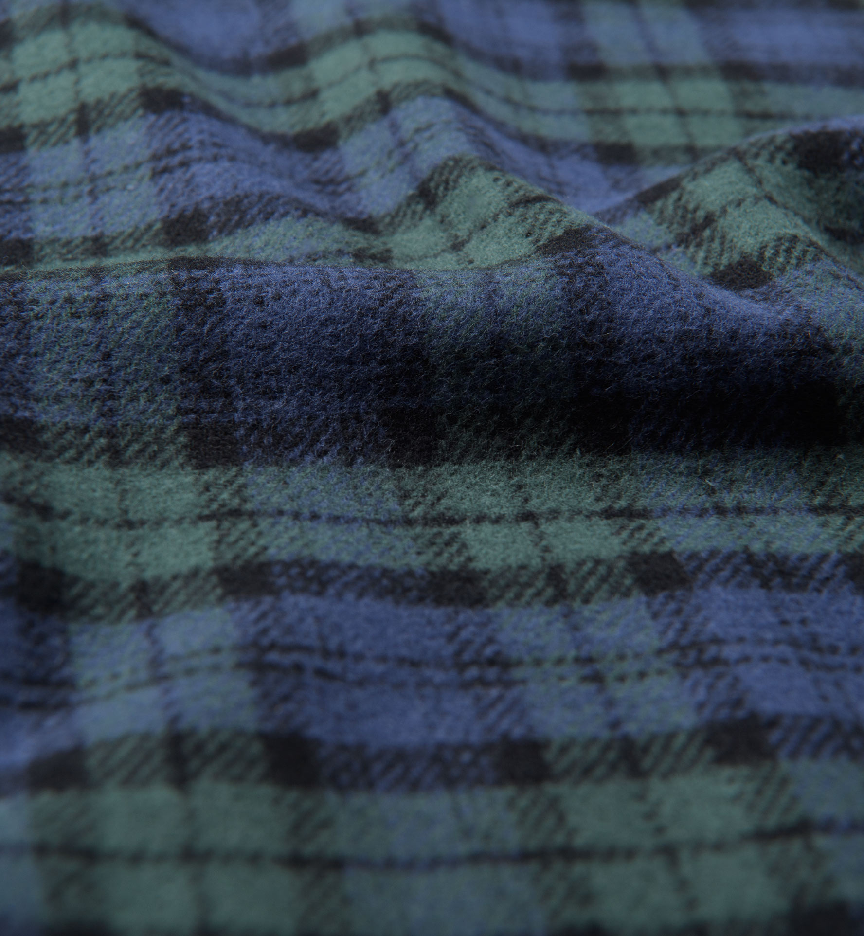 Portuguese Faded Black Watch Plaid Flannel Shirts by Proper Cloth