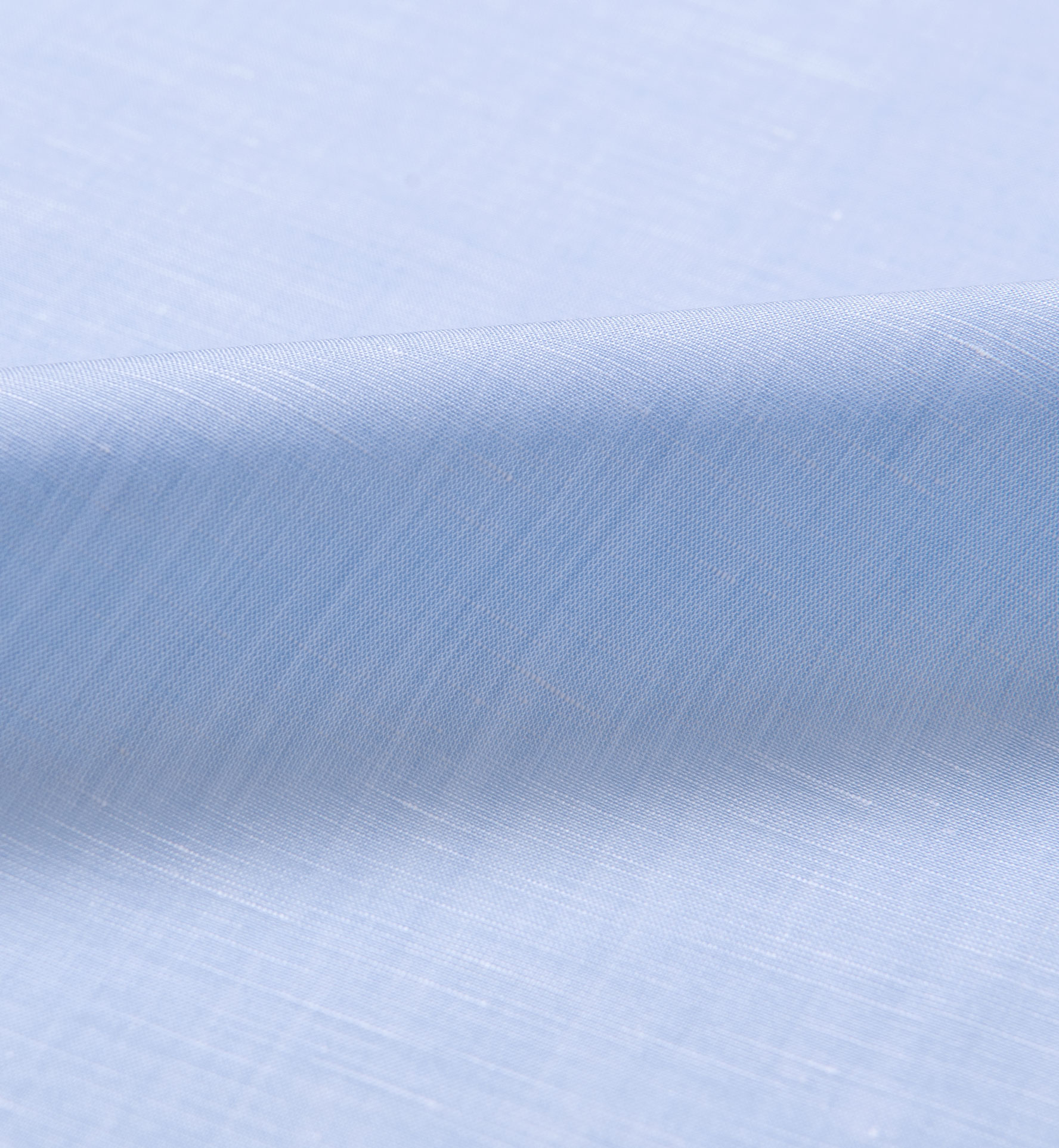 Capri Light Blue Cotton Linen Blend Shirts by Proper Cloth