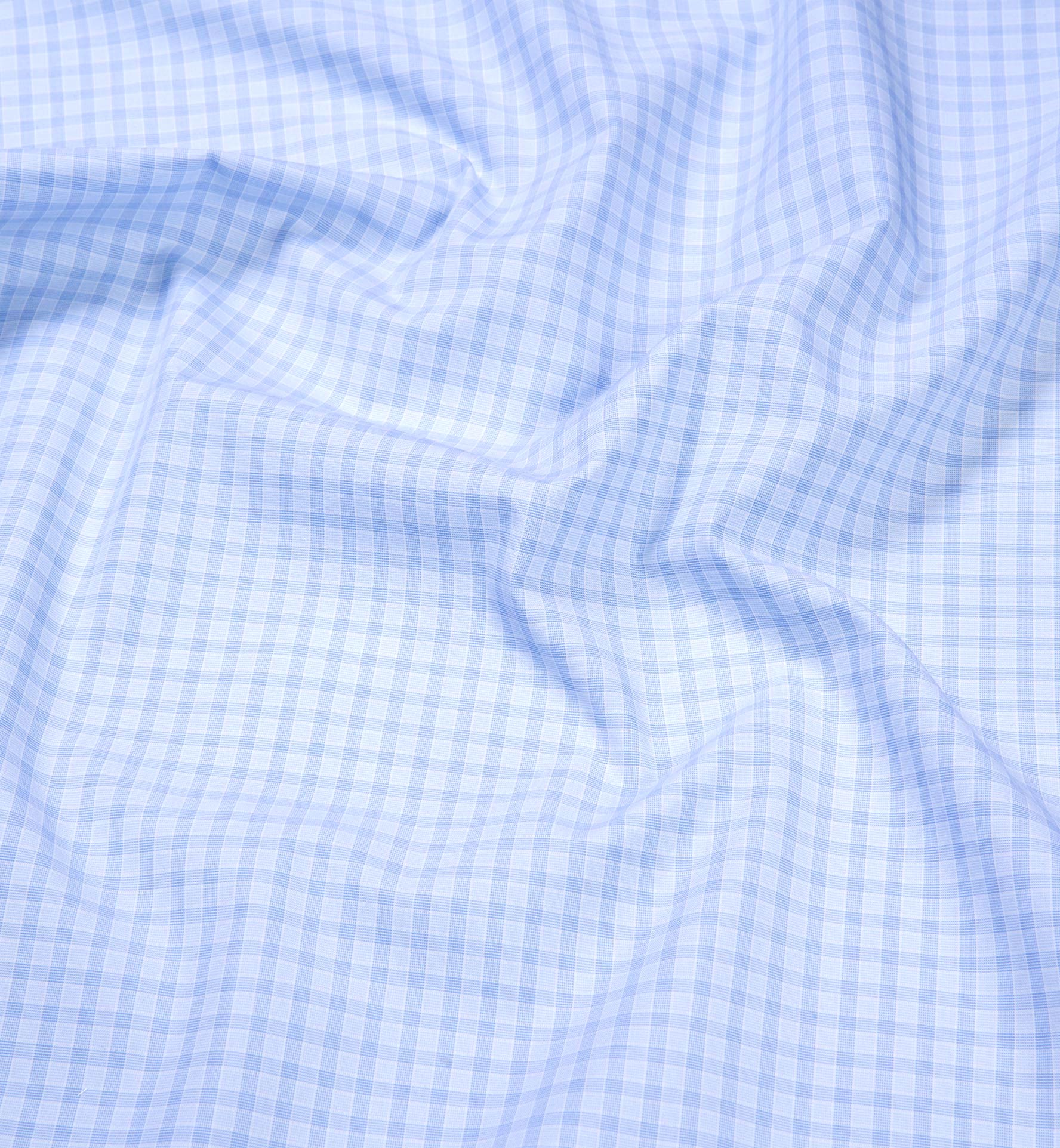 Ravenna Light Blue Check Shirts by Proper Cloth