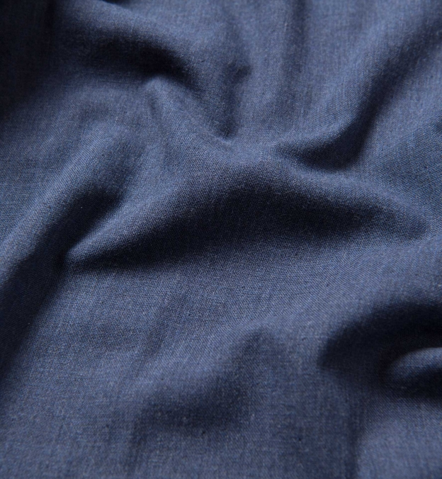 Navy Melange and Houndstooth Double Cloth Shirts by Proper Cloth