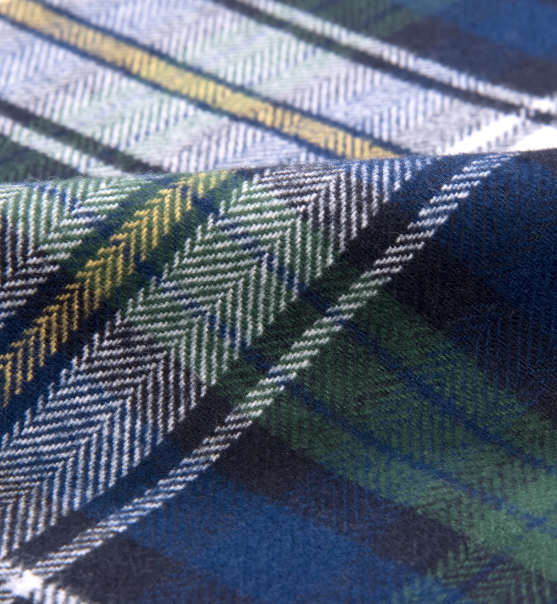 Green and Blue Plaid Country Flannel Shirts by Proper Cloth