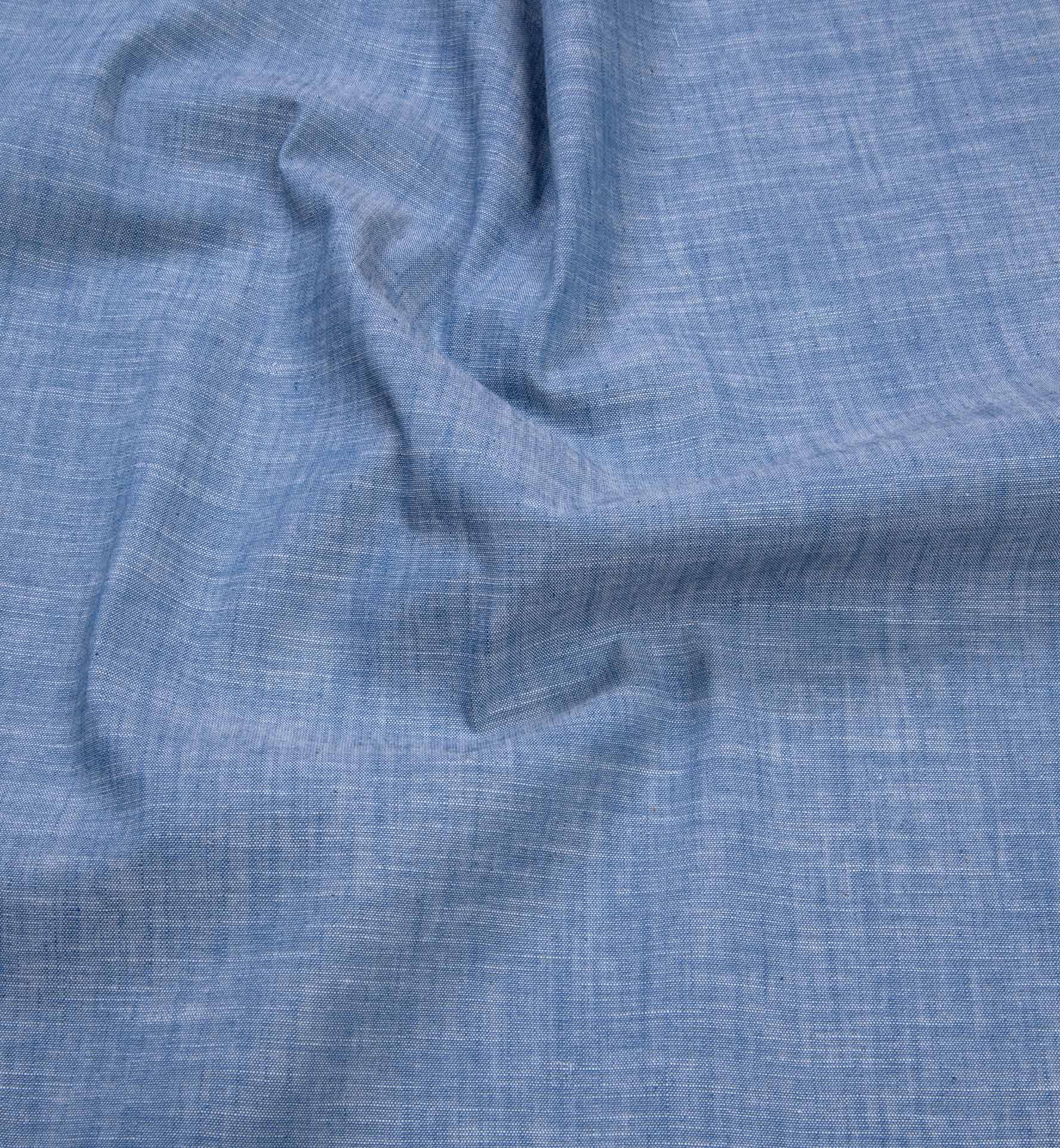 Japanese Light Indigo Slub Chambray Shirts by Proper Cloth