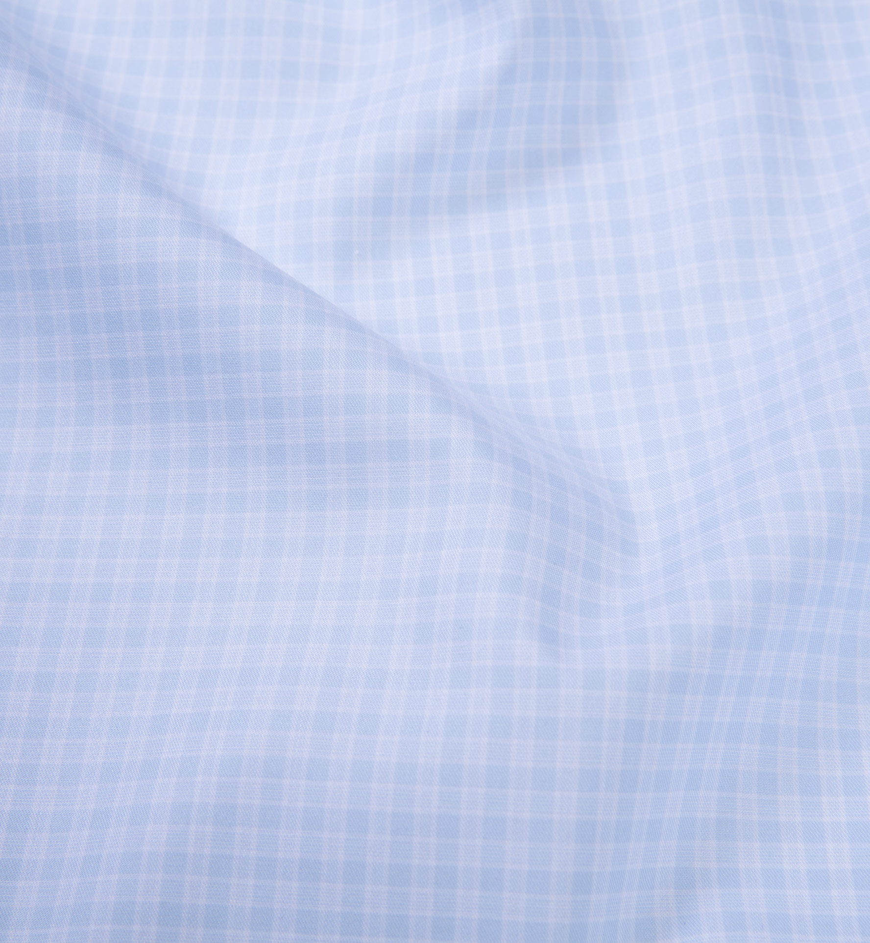 Chambers Light Blue Check Shirts by Proper Cloth
