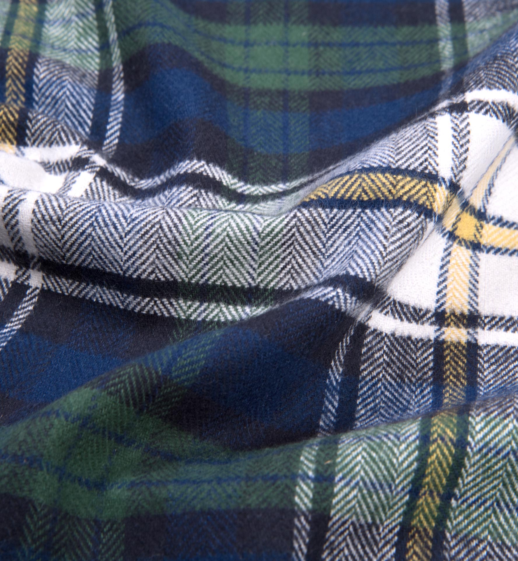 Green and Blue Plaid Country Flannel Shirts by Proper Cloth