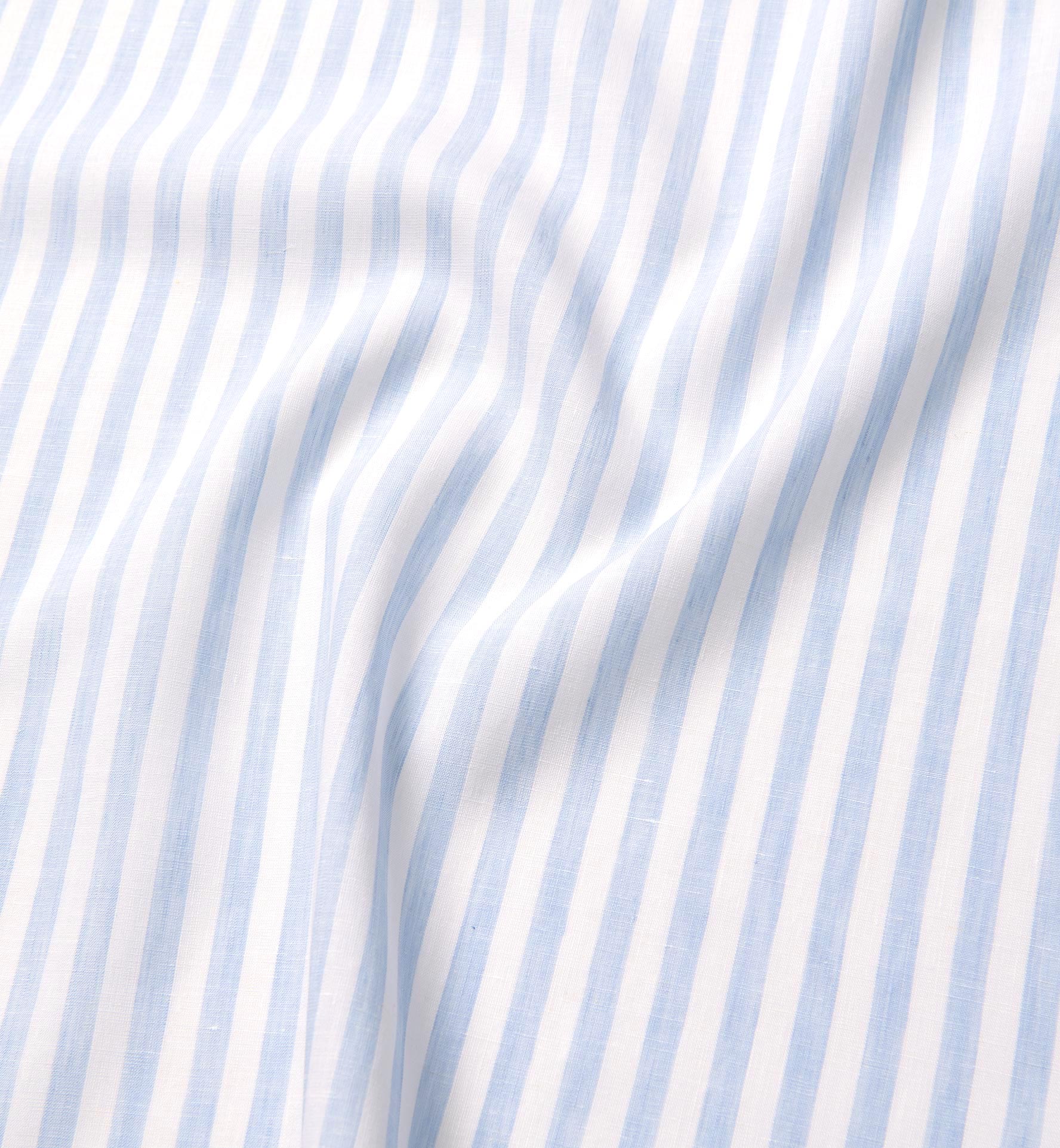 Bondi Light Blue Stripe Linen Blend Shirts by Proper Cloth