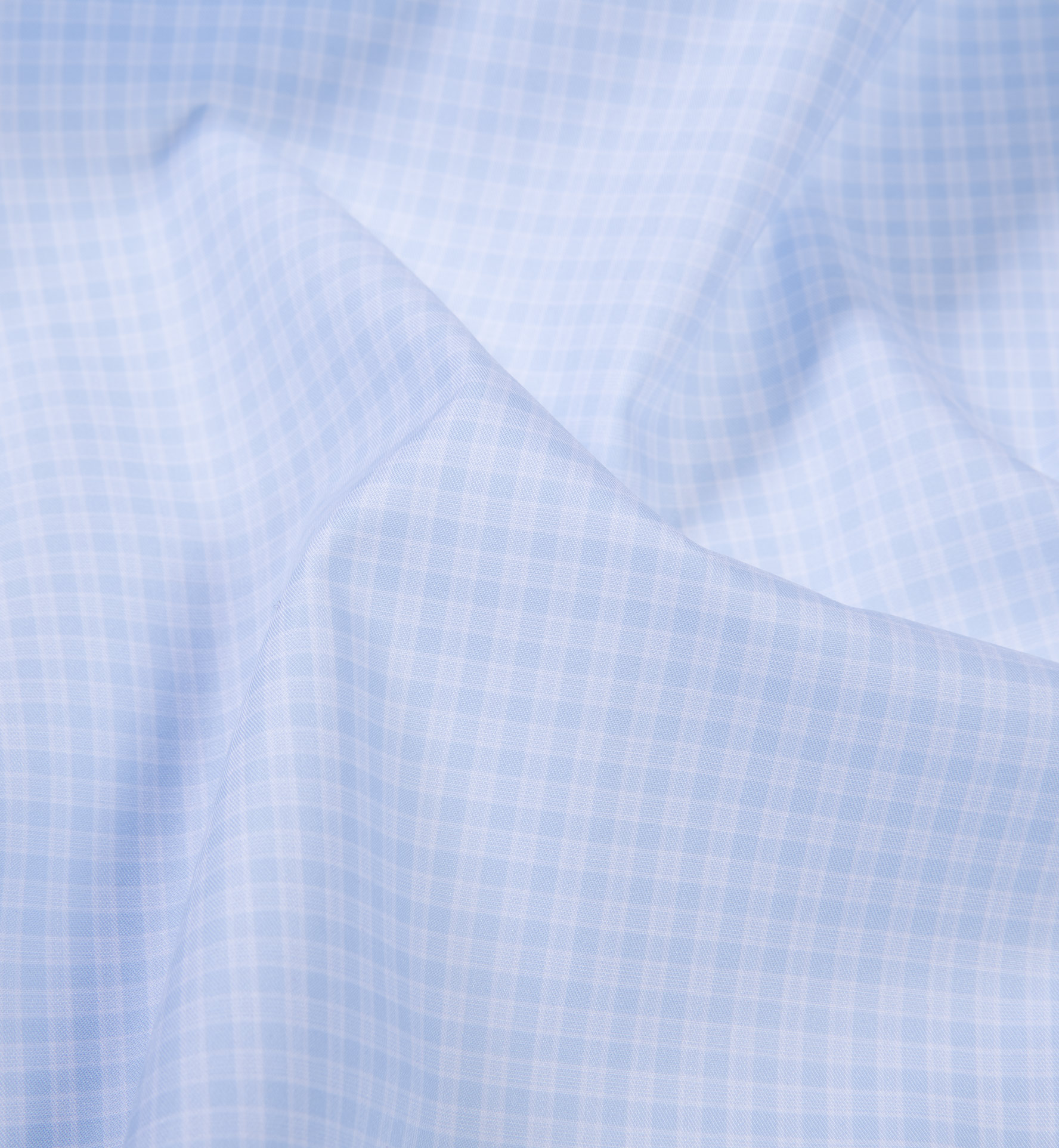 Chambers Light Blue Check Shirts by Proper Cloth