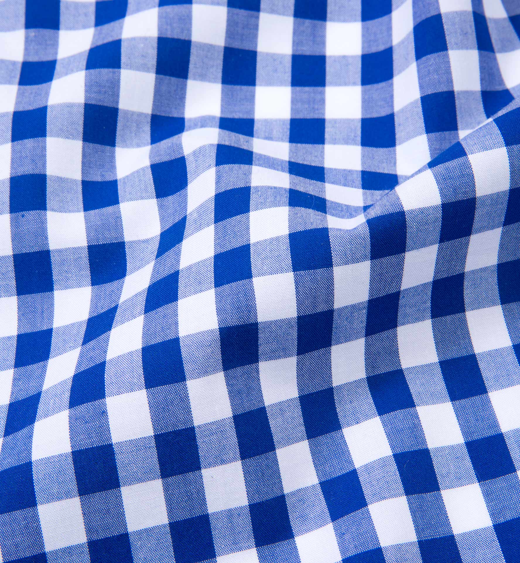 Royal Blue Large Gingham Shirts by Proper Cloth