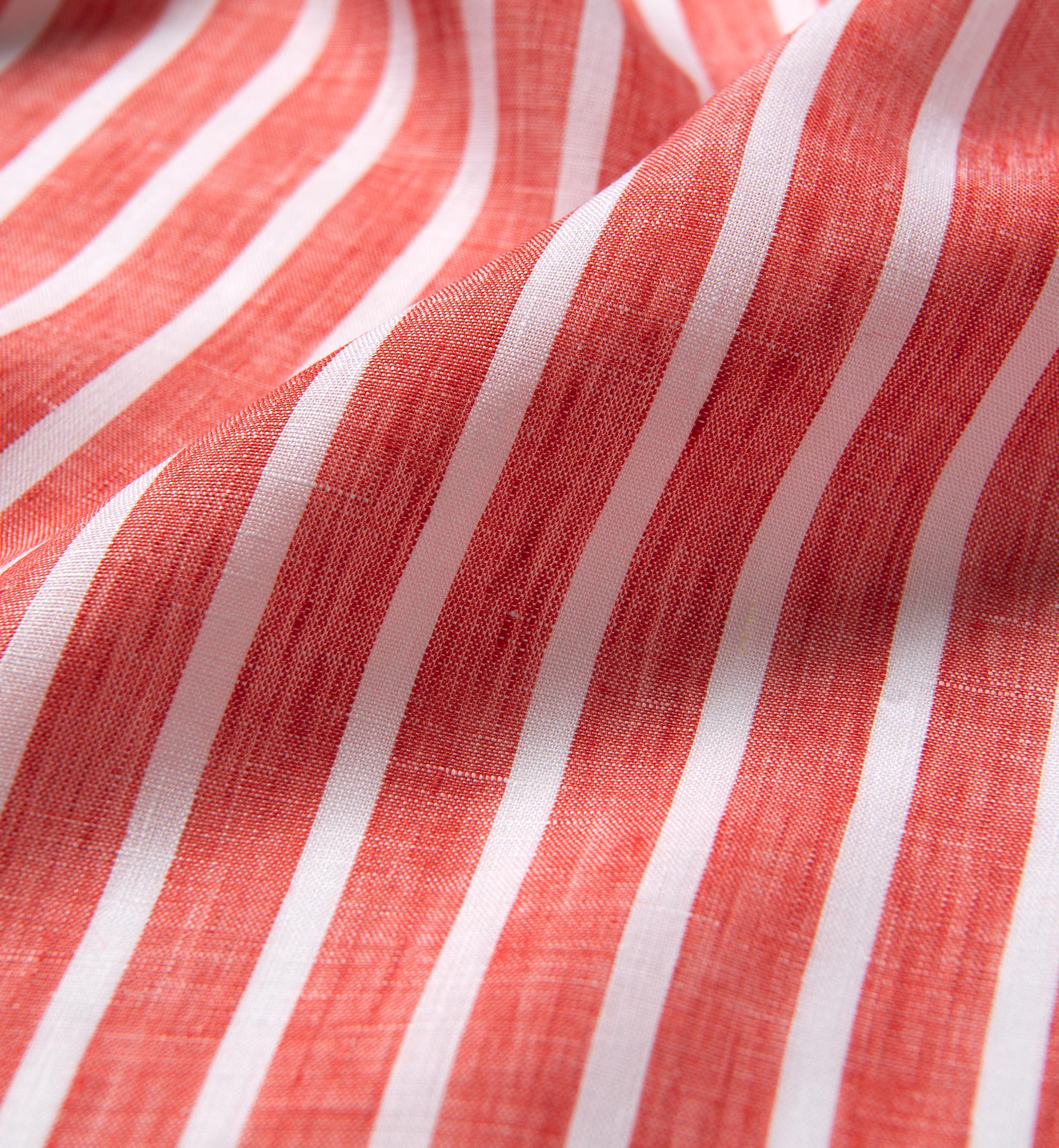Grandi and Rubinelli Red Stripe Linen Shirts by Proper Cloth