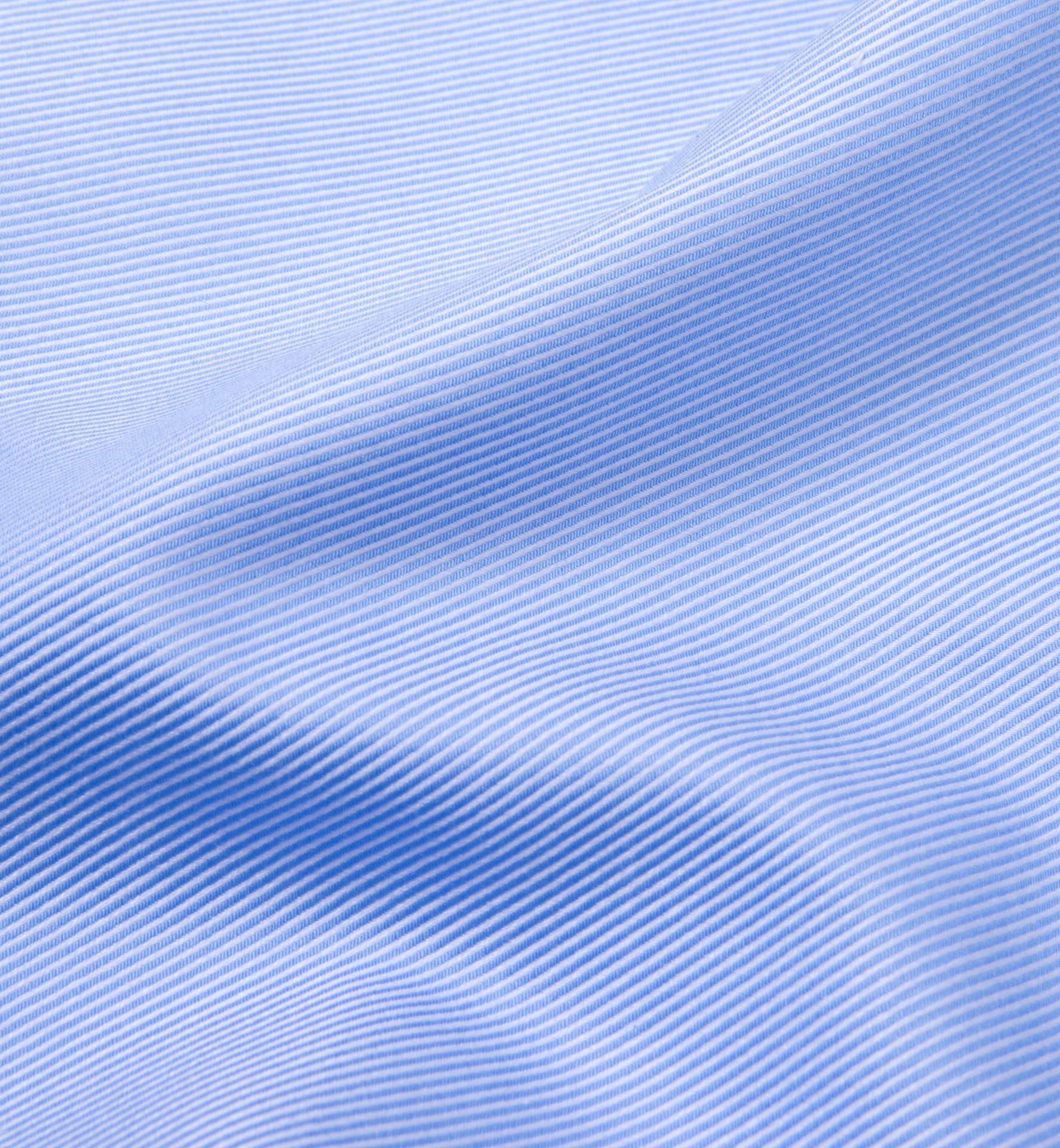 Sky Blue Wrinkle-Resistant Cavalry Twill Shirts by Proper Cloth