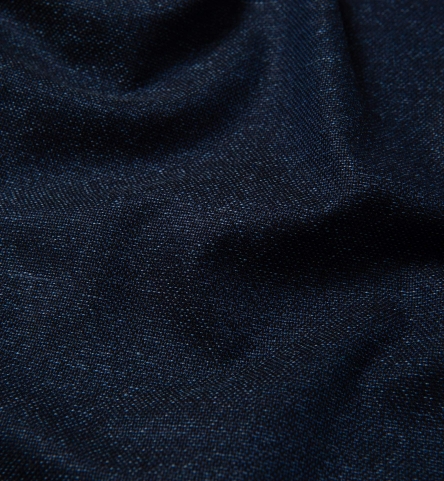 Monti Navy Melange Basketweave Shirts by Proper Cloth