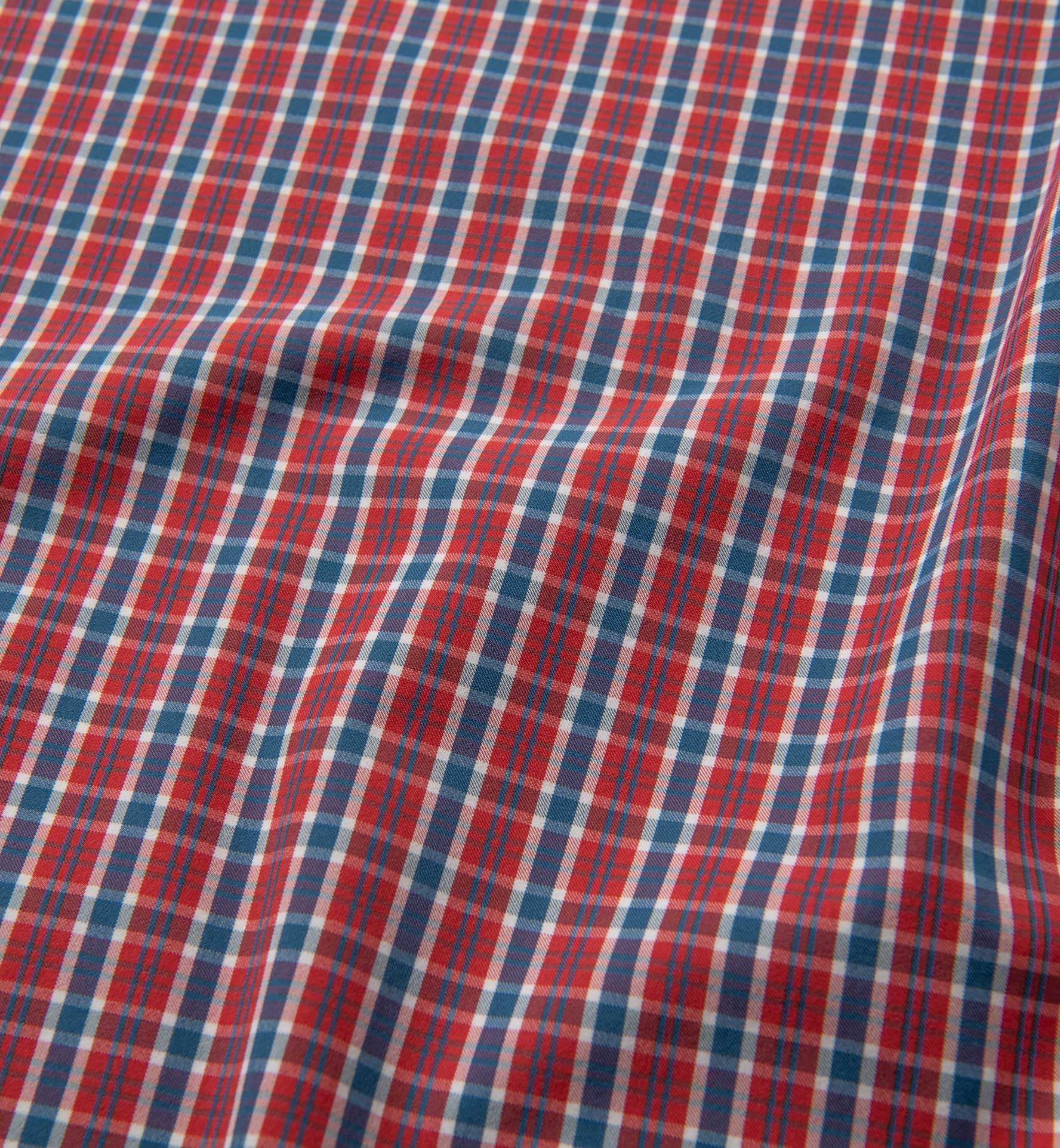 Recycled Performance Blend Red and Blue Plaid Shirts by Proper Cloth