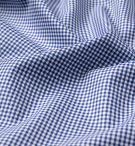 Greenwich Navy Mini Check Shirts by Proper Cloth