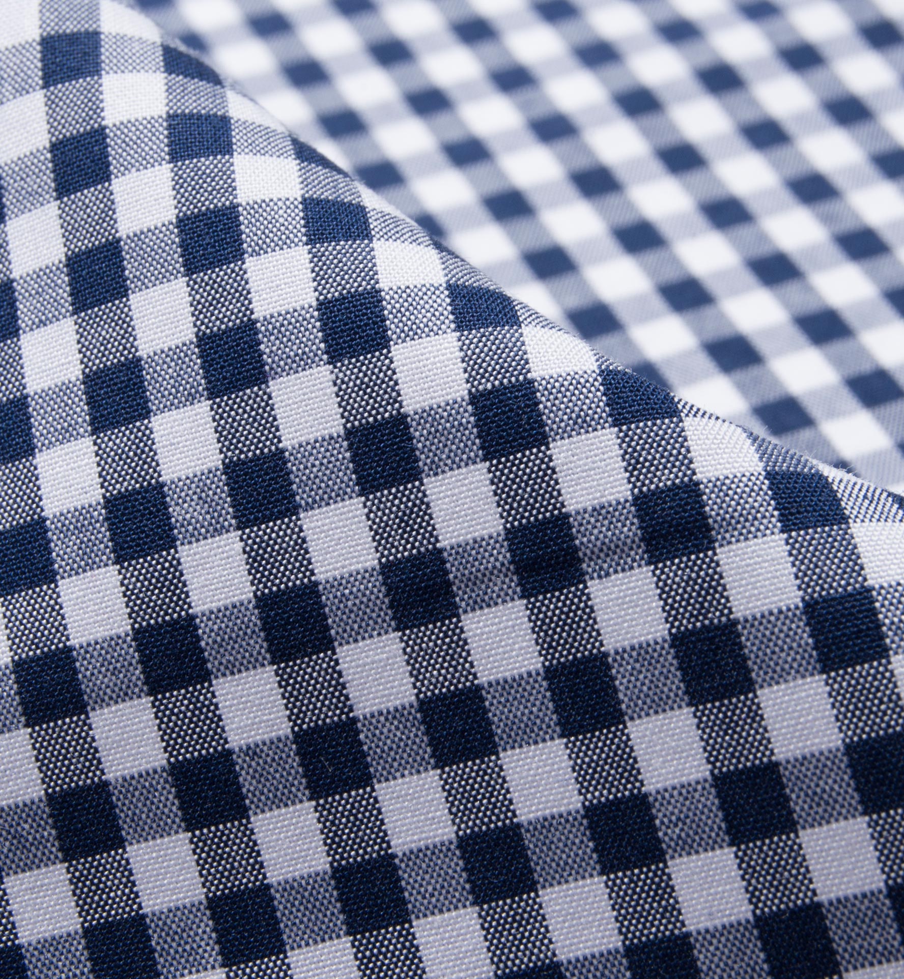 Medium Navy Gingham Shirts by Proper Cloth