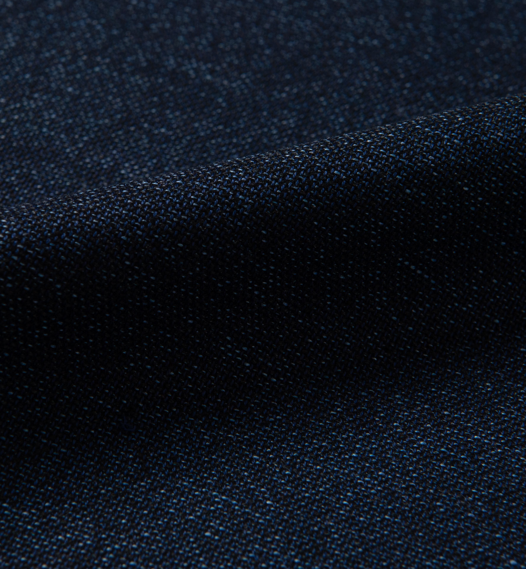 Monti Navy Melange Basketweave Shirts by Proper Cloth
