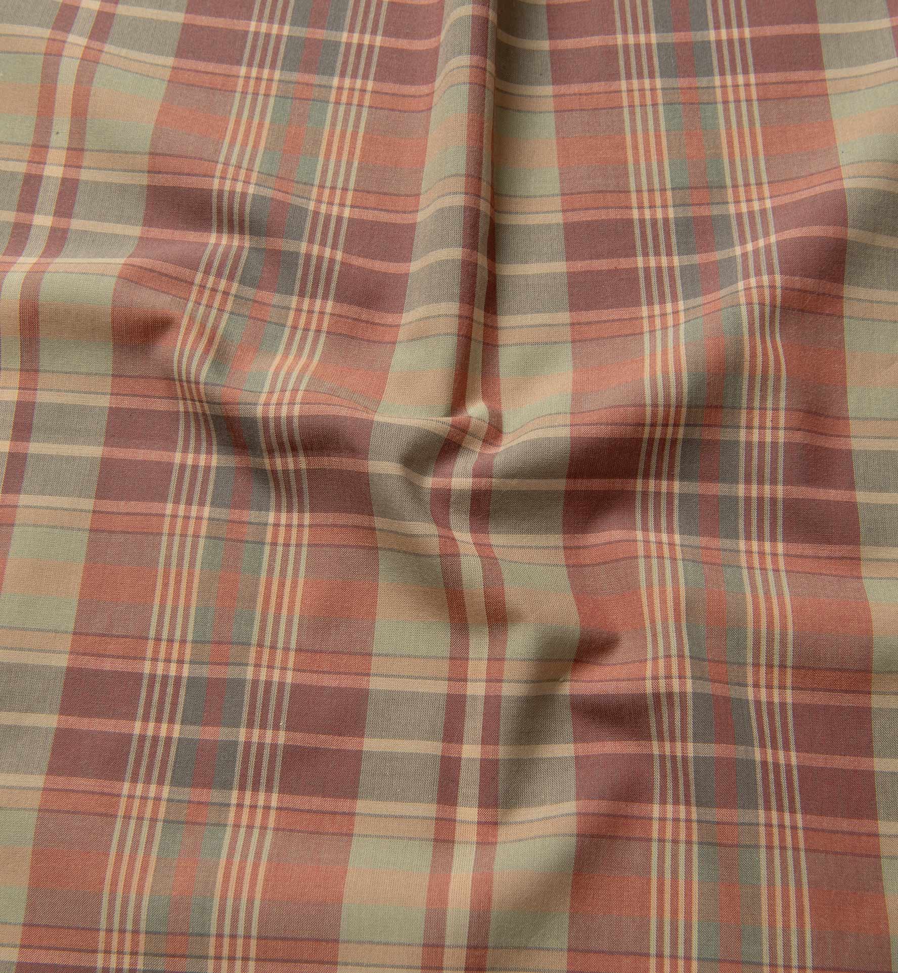 Fatigue and Berry Indian Madras Shirts by Proper Cloth