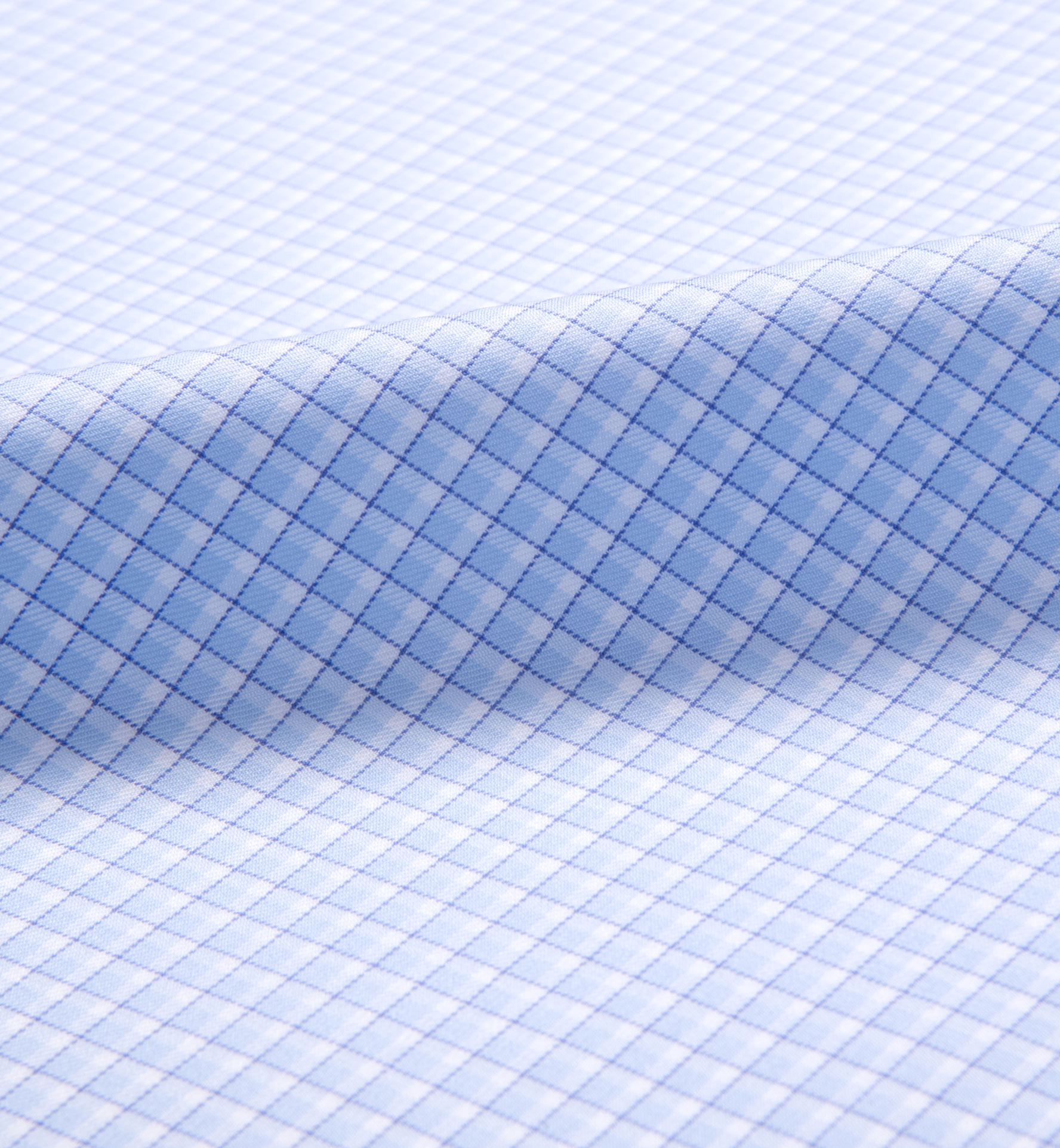 Greenwich Light Blue Shadow Check Shirts by Proper Cloth