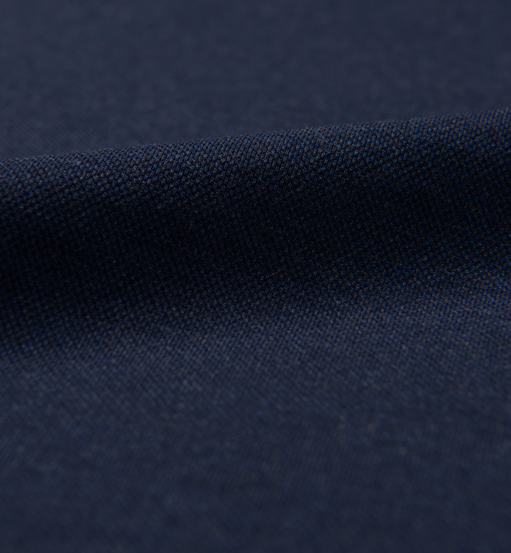 Ventura Navy Melange Knit Pique Shirts by Proper Cloth